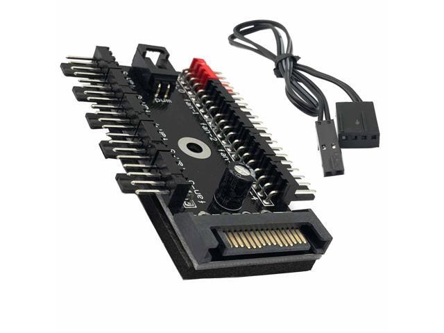 Click here for FainWan 1-Pack 10 Way 4Pin PWM PC Fan Hub with Cab... prices