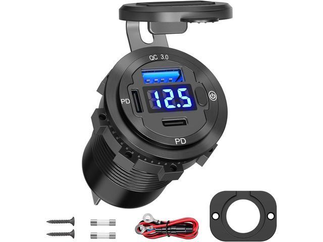 Click here for [Upgraded Version] 12V USB Outlet Qidoe 78W 3 Port... prices