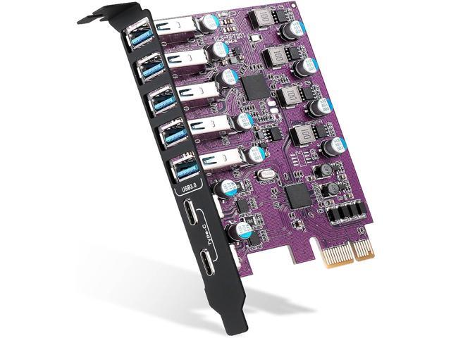 Click here for 7-Ports PCIe to USB 3.0 Expansion Card (2 USB Type... prices