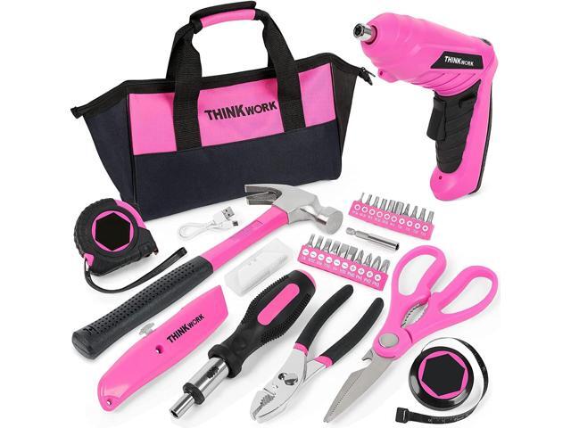 Click here for THINKWORK 40-Piece Pink Tool Set - Ladies Hand Too... prices