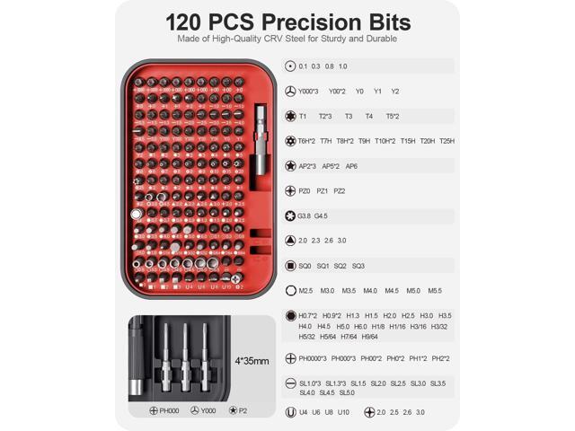 Click here for RARTOP Screwdriver Set Precision Screwdriver Bit S... prices