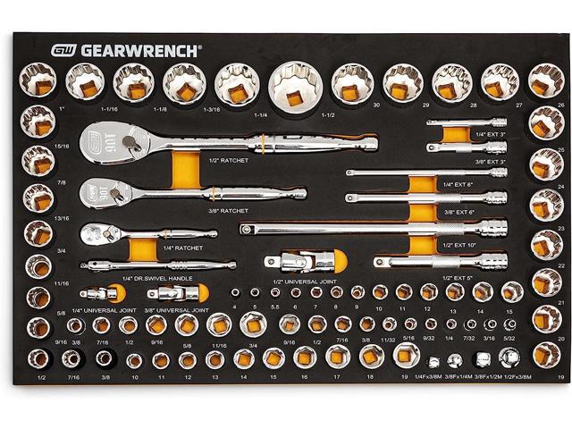 Click here for GEARWRENCH 83 Pc. 1/4  3/8  1/2 90-Tooth SAE/Metri... prices