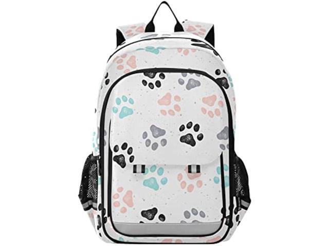 Click here for ALAZA Colorful Dog Paw Prints Laptop Backpack Purs... prices