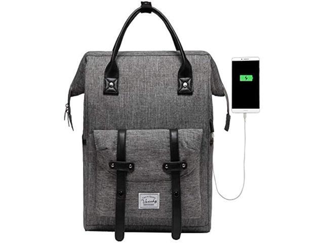 Click here for VASCHY Laptop Backpack  Vintage Water Resistant An... prices