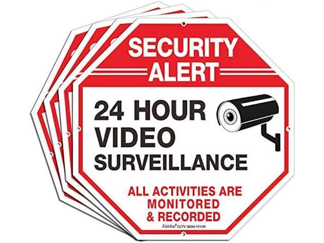 Click here for (4 Pack) Security Alert  24 Hour Video Surveillanc... prices