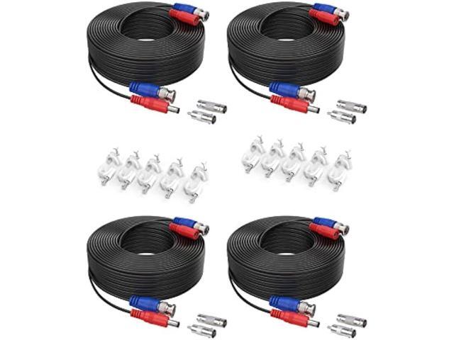 Click here for SANNCE 4-Pack 100ft BNC Video and Power Security C... prices