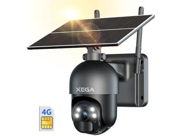 Click here for Xega 4G LTE Cellular Security Camera Outdoor Solar... prices