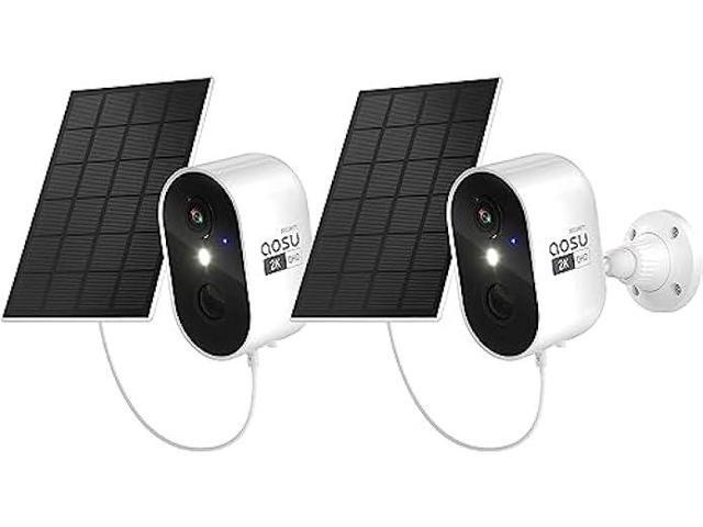 Click here for AOSU 2K Solar Security Cameras Wireless Outdoor  S... prices