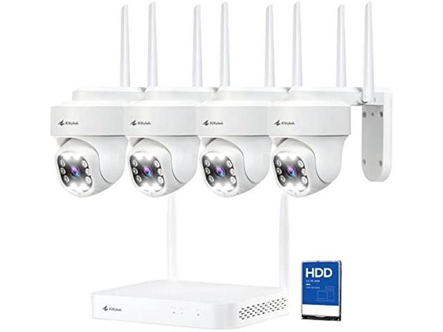 Click here for Kittyhok PTZ Wireless Security Camera System 4pcs... prices