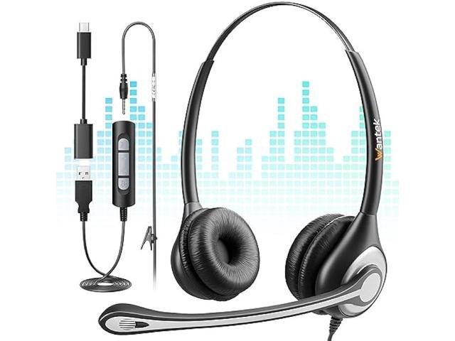 Click here for Wantek USB Headset with Microphone for PC Laptop 3... prices