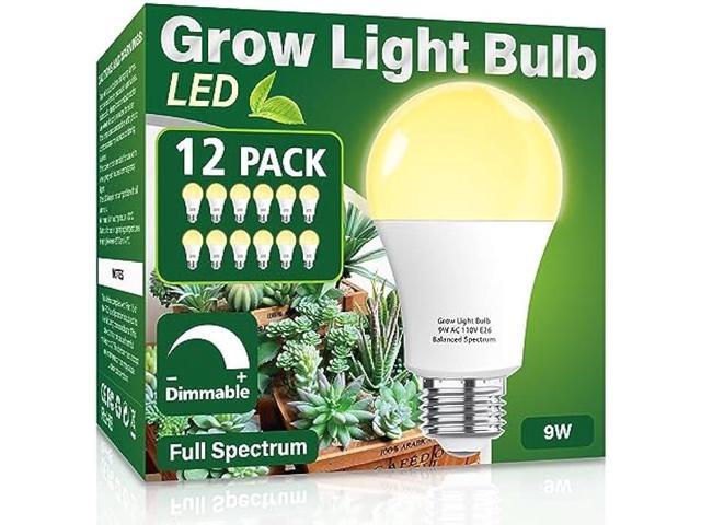 Click here for 12 PACK Grow Light Bulb Indoor Grow Light A19 Full... prices