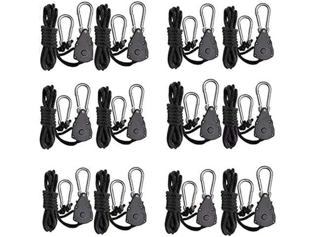 Click here for Zazzy 6-Pairs 1/8 Inch Adjustable Rope Hanger for... prices