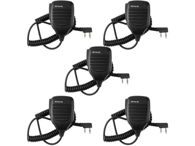 Click here for Retevis 2 Pin Shoulder Mic Speaker 2 Way Radio Mic... prices