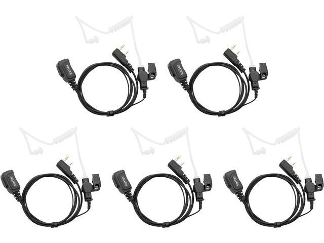 Click here for Karier 2 Pin Earpiece Headset with PTT Mic and Tra... prices