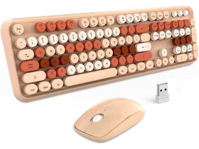 Click here for Brown Wireless Keyboard Mouse Combo  2.4GHz Wirele... prices