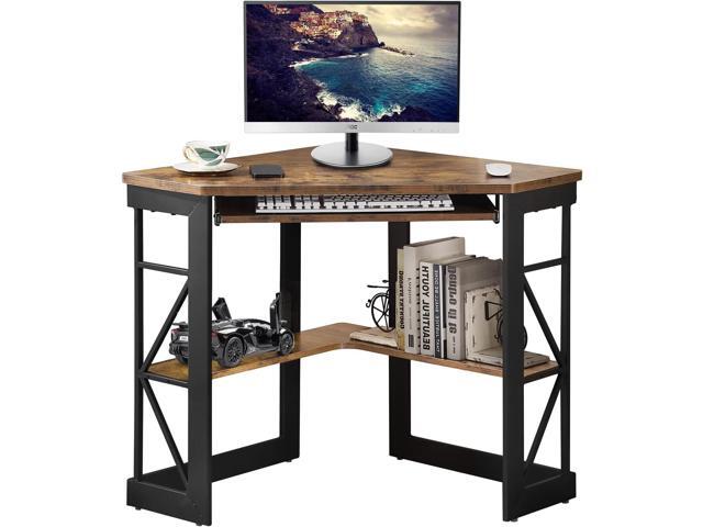 Click here for VECELO Corner Computer Desk Writing Smooth Keyboar... prices