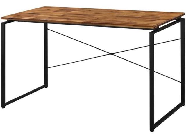 Click here for Acme Jurgen Wooden Rectangle Top Writing Desk in O... prices