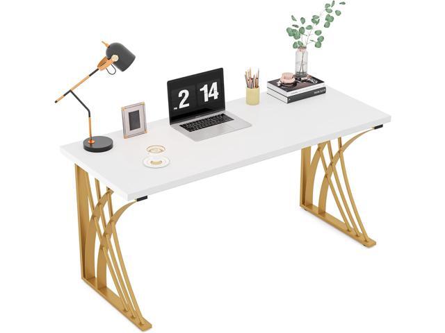 Click here for LITTLE TREE 55 Large Modern Computer Desk  White &... prices