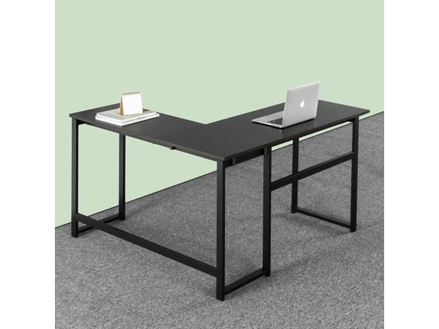 Click here for ZINUS Luke 53 Inch Black Metal Corner Desk / L-Sha... prices