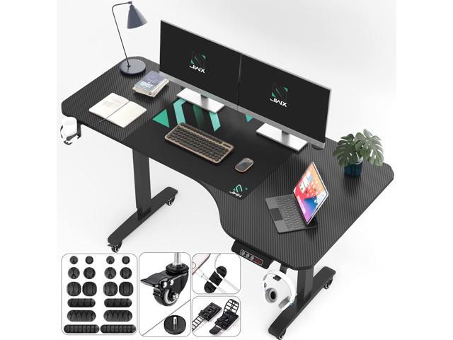 Click here for JWX Standing Adjustable Desk  63 inches L Shaped E... prices