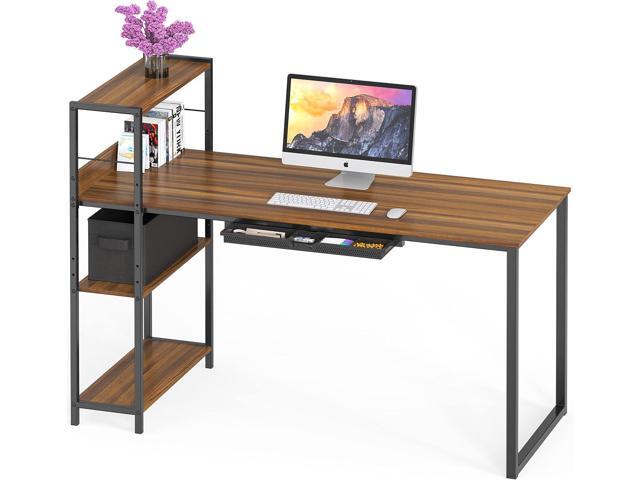 Click here for SHW 46-Inch Mission Desk with Side Shelf  Walnut prices