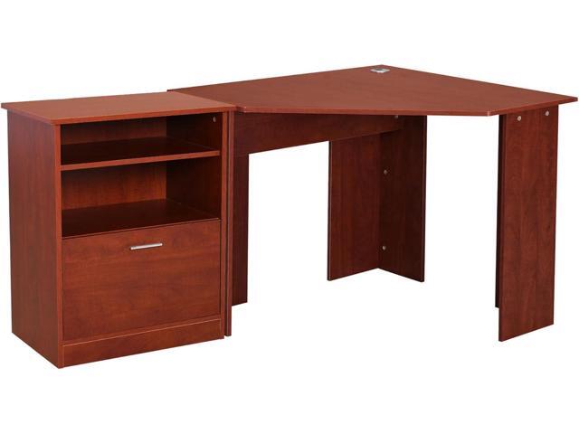 Click here for HOMCOM Computer Desk with Printer Cabinet  L-Shape... prices