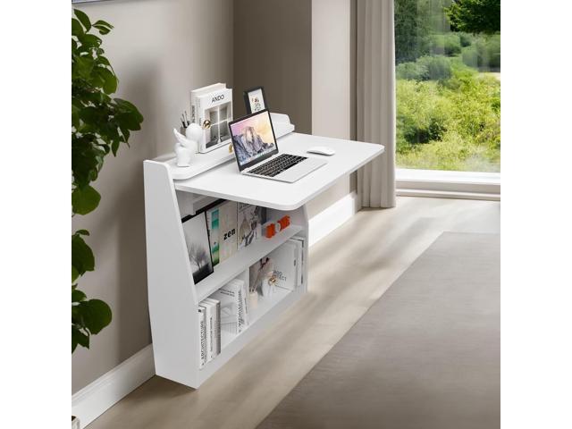 Click here for Pmnianhua Wall Mounted Desk  Wooden Folding Desk S... prices