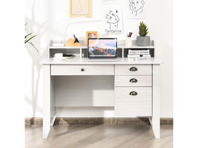 Click here for IFANNY Vintage Computer Desk with Drawers  Modern... prices