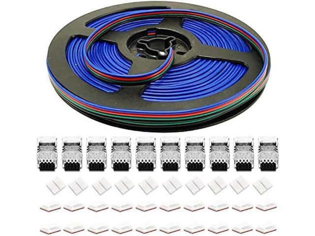 Click here for AWSOM 4 Pin RGB LED Strip Connectors 10mm Set  RGB... prices