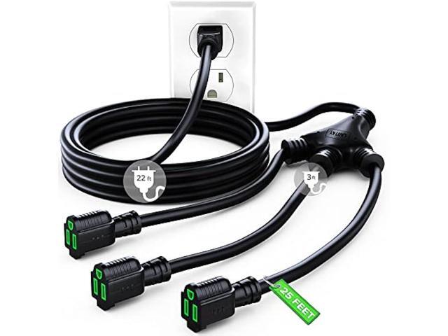 Click here for Maximm Extension Cord Splitter 12/3 AWG 1 to 3 Out... prices