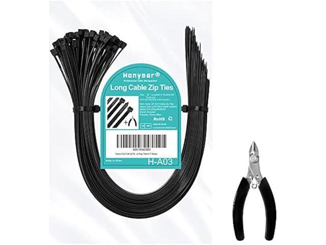 Click here for Honyear 24 Inch Cable Zip Ties Heavy Duty (with Wi... prices