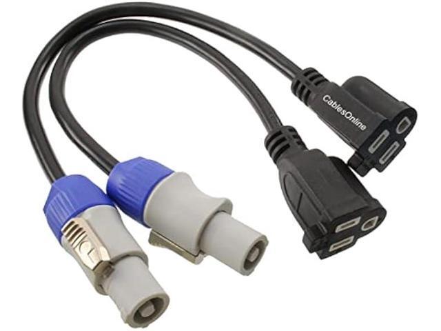 Click here for CablesOnline  2-Pack 1ft. 16AWG Stage Lighting Fix... prices