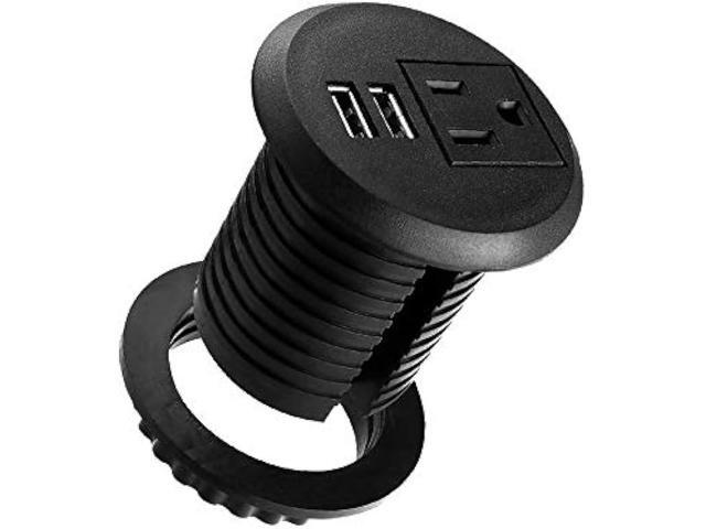 Click here for Desk Power Grommet with USB  Fits 2 inch Grommet H... prices