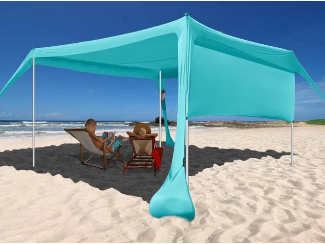 Click here for Beach Sunshade with Side Wall Shade Windproof Desi... prices