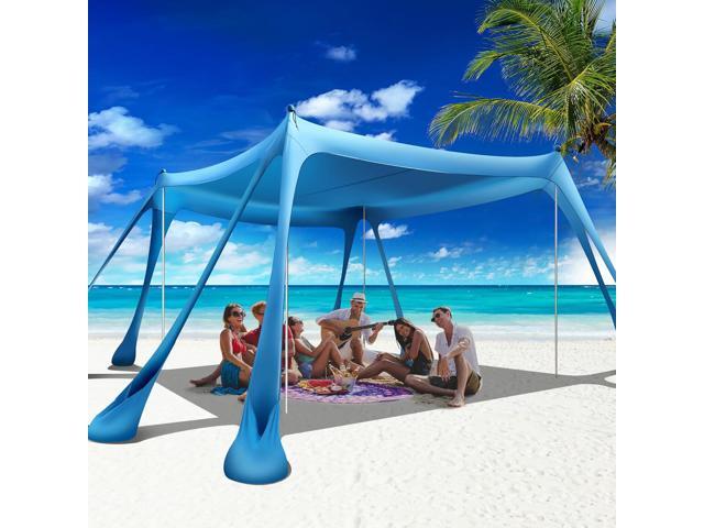 Click here for Beach Canopy Beach Tent Pop Up Shade 10x10ft Sun S... prices