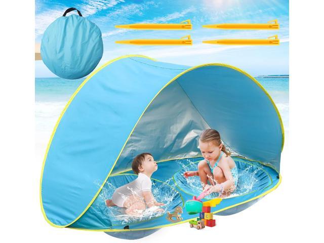 Click here for Baby Beach Tent-2 Pools Baby Pop Up Tent UPF 50+ S... prices