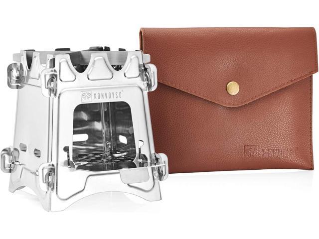 Click here for Wood Burning  Stainless Steel  Camping Stove. Comp... prices