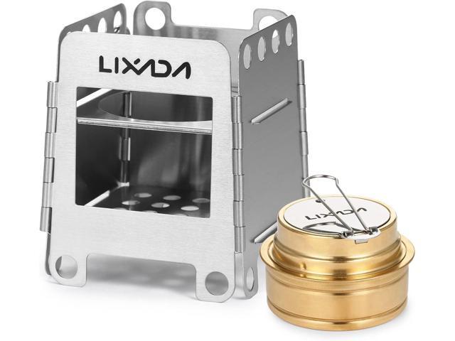 Click here for Lixada Camping Stove Stainless Steel Folding Wood... prices