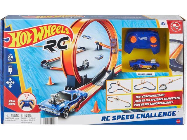 Click here for Hot Wheels Toy Car RC Track Set with 1:64 Scale Re... prices