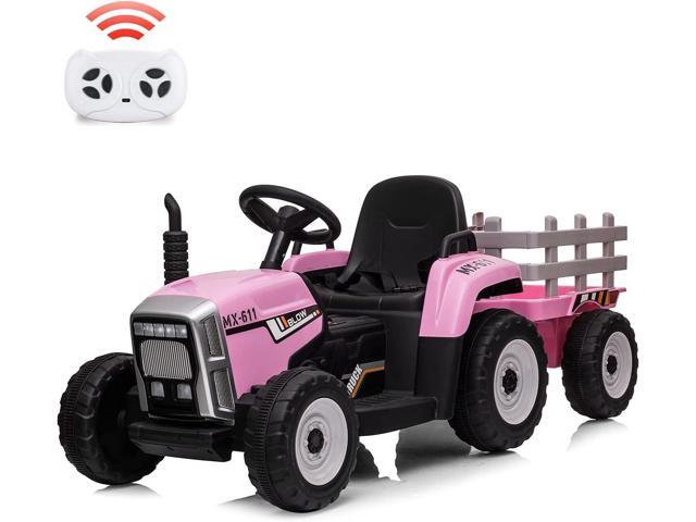 Click here for 12V Kids Battery Powered Electric Tractor with Tra... prices
