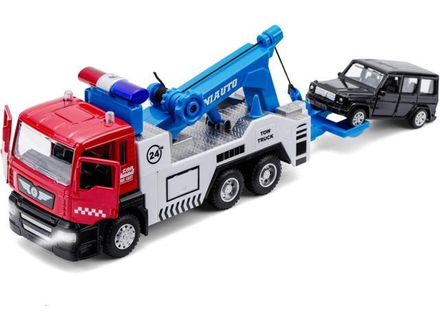 Click here for haomsj Toy Tow Truck Pull Back Toy Cars Miniature... prices