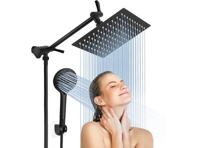 Click here for Lanhado 8 Matte Black Rain Shower Head prices