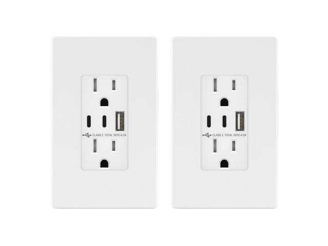 Click here for TOPGREENER 4.2A 3-Port Type C USB Outlet  15 Amp R... prices