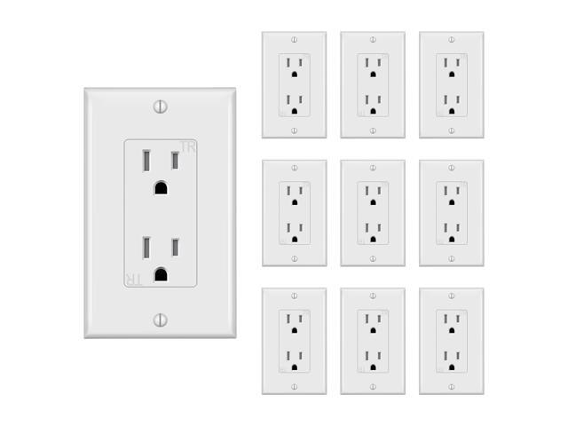 Click here for Decorator Receptacle Outlet with Wall Plate  Tampe... prices