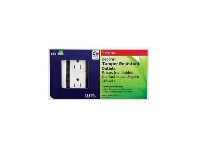 Click here for Leviton T5325 15 Amp Decora Tamper-Resistant Duple... prices