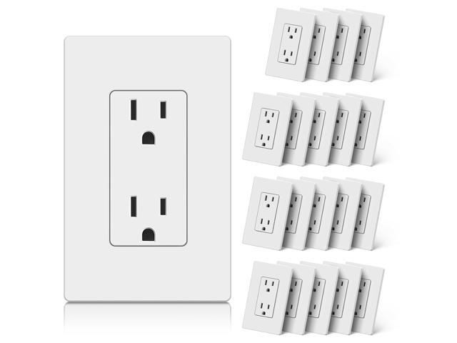 Click here for CML 15 Amp Decorator Receptacle Outlet  20 Pack St... prices