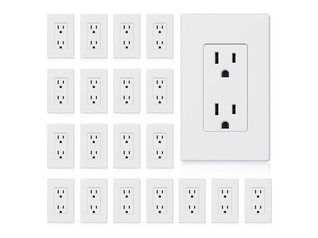 Click here for ELEGRP Matte White Standard Decorator Electrical W... prices