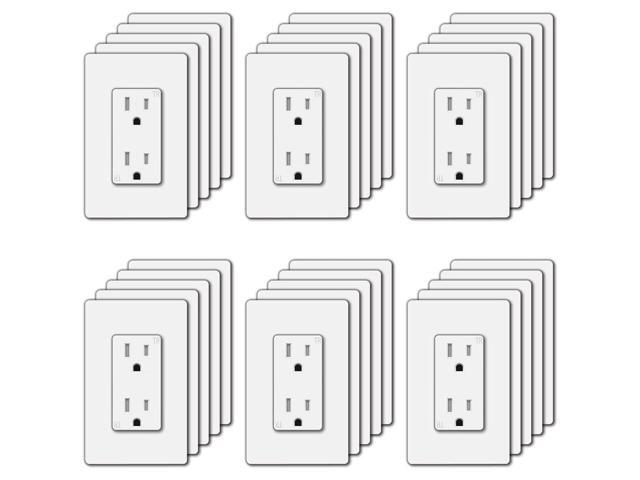 Click here for BESTTEN 30 Pack 15 Amp Decorator Wall Outlet  15A... prices