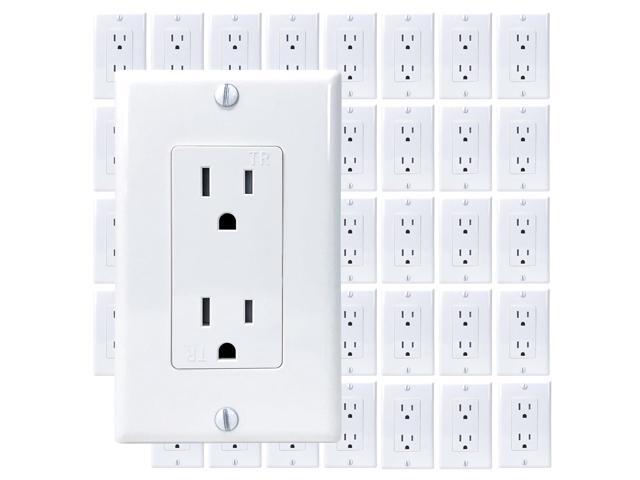 Click here for [40-Pack] PROCURU 15 Amp Decorator Wall Outlet Rec... prices