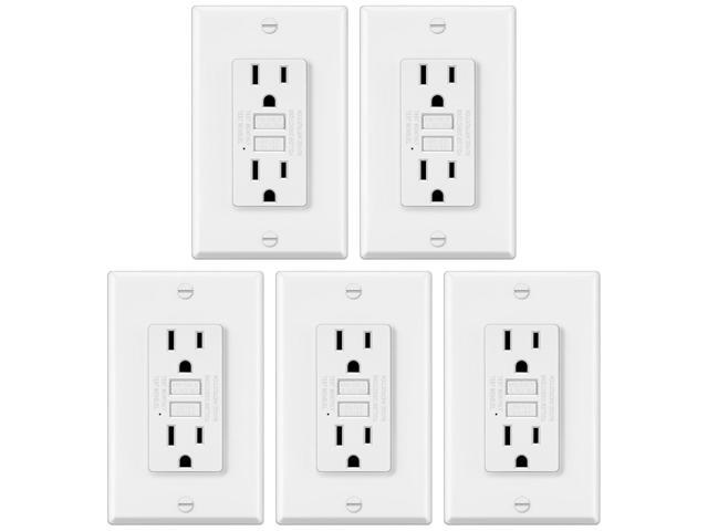 Click here for ELECTECK 5 Pack GFCI Outlets 15 Amp  Non-Tamper Re... prices